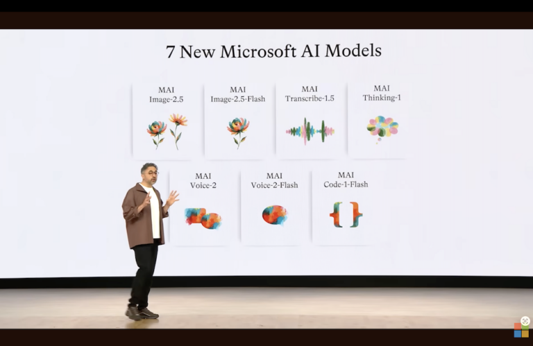 Microsoft launches new AI models for coding, images, voice